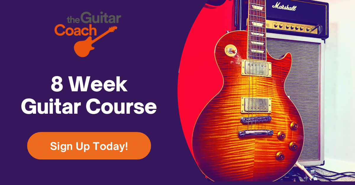 Guitar Coaching Course - 8 Week Goal Focussed Guitar Course